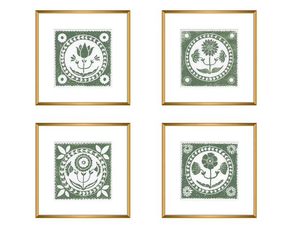 Green Block Prints – The Prints Princess